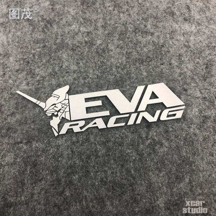 สติกเกอร์ซีรีส์ Evangelion EVA RACING สติกเกอร์ติดกระเป๋าคอมพิวเตอร์ ...