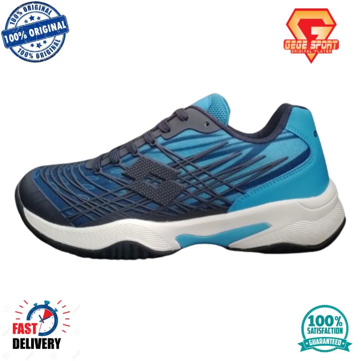 Sepatu Tennis Lotto Ace - Blue | Lazada Indonesia