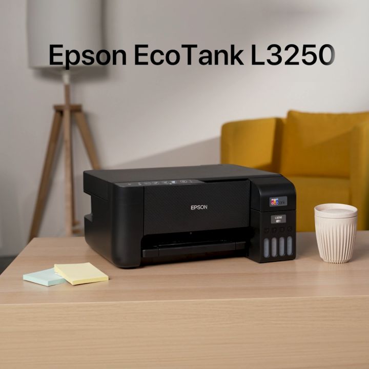 [REDEEM TNG RM50] Epson EcoTank L3250 (Black) / L3256 (White) A4 Wi-Fi All-in-One Ink Tank ...