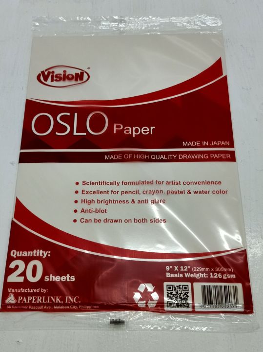 VISION Oslo Paper Drawing Paper | Lazada PH