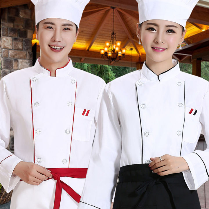 Ready Stock Chef Uniform Men/Women Catering Uniform Chef Apparel ...