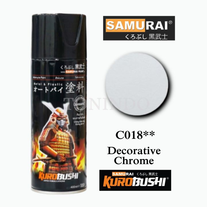 Samurai Paint C018** Decorative Chrome Cat Semprot Wheel Alloys 400ml ...