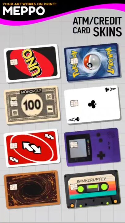 ATM / Credit Card Skin Vinyl Sticker | Lazada PH