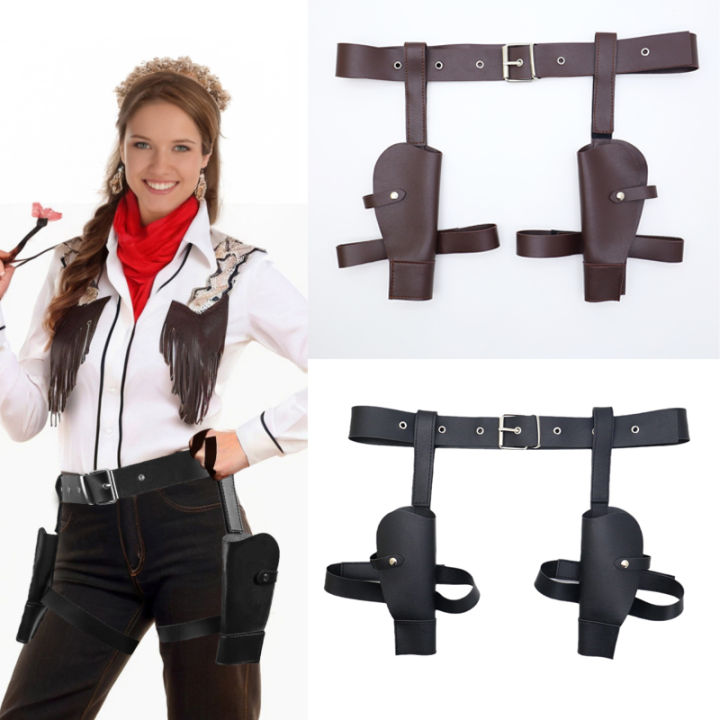 Trendy PU Leather Waist Cover Western Cowboy Style Decorative Belt ...