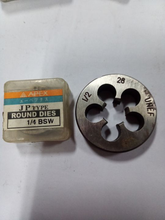เลือกซื้อเลยมีหลายขนาด ต๊าปกลมApex (Round Die)ขนาด 3/16"-1/2" | Lazada ...
