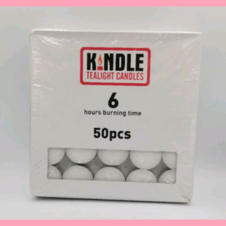 KINDLE TEALIGHT 6 HOURS BURNING TIME 50's | Lazada PH