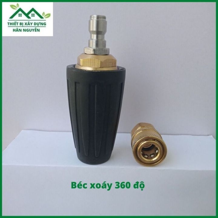 Béc Xoáy 360 độ Nước Phun Xoáy Tròn Tạo áp Lực Cao đầu Béc Máy Rửa Xe