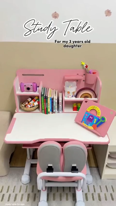 Study Table For Kids Adjust Table Set Ergonomic Chair Table And Chair ...