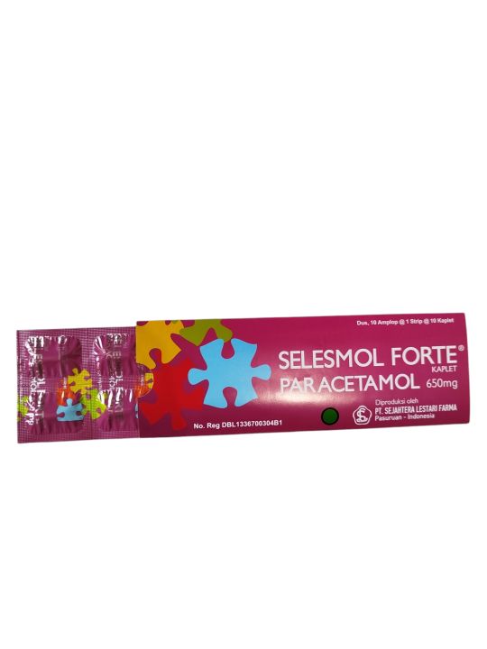 Selesmol Forte Strip 10 kaplet | Lazada Indonesia