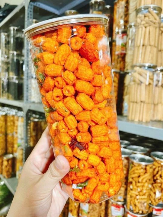 Crispy Dried Macaroni Beef Flavor with Lemon Leaves 500g - Nui sấy bò ...