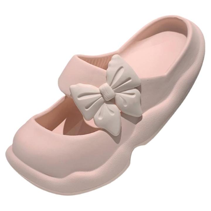 Sweet Fairy Style Mary Jane Half-Enclosed Sandals Summer Anti-Odor ...