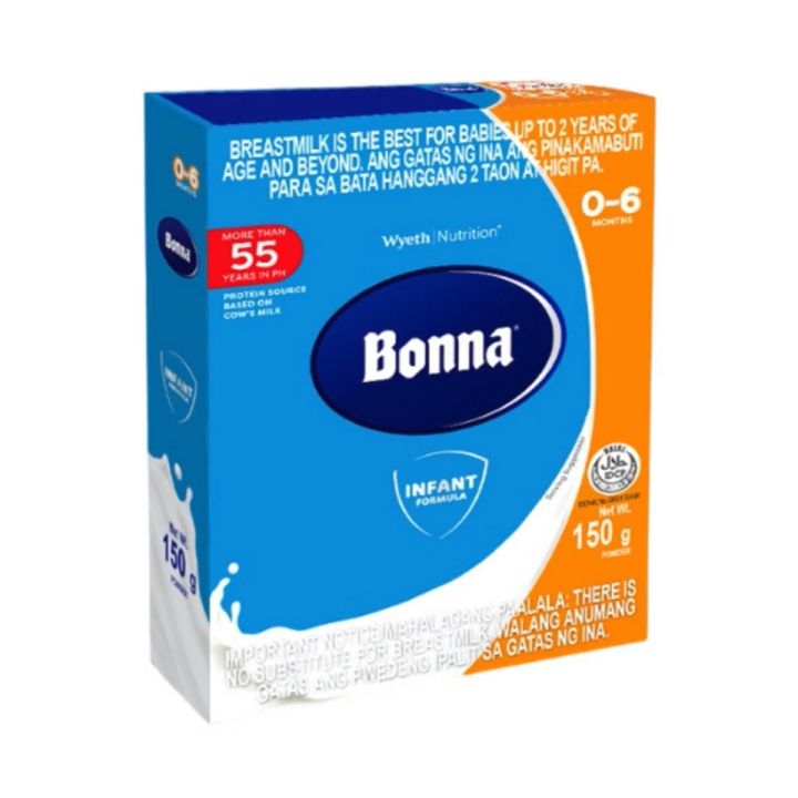 BONNA 150g for 0-6 Months Old Infant Formula | Lazada PH