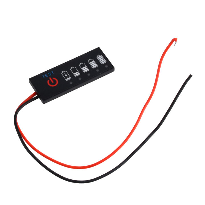 1S-7S Lithium Battery Pack Power Monitor Battery Level Indicator LED ...