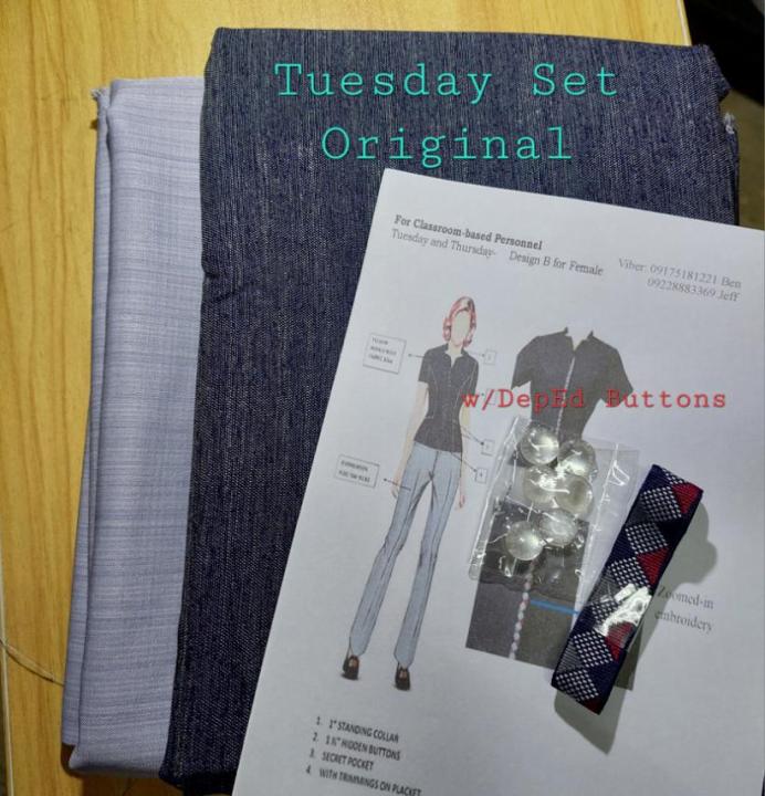 Original Deped Teachers Female Uniform 2025 2026 2027 | Lazada PH