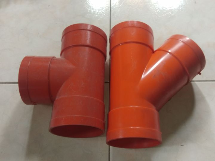 PVC Orange Tee Wye 4" | Lazada PH