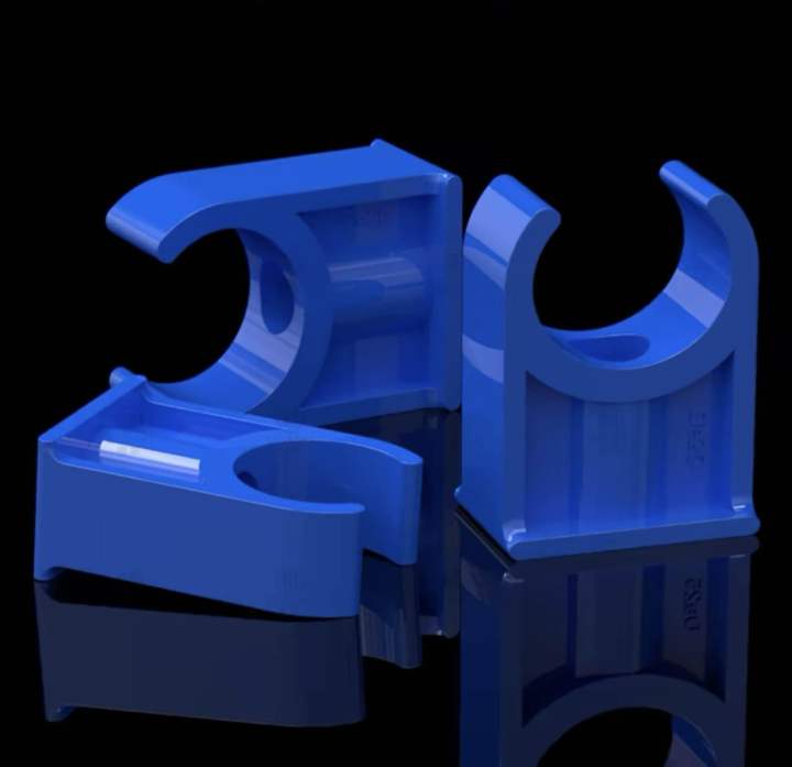 pvc blue pipe clamp U-shaped pipe clamp 1/2" 3/4" 1" 50pcs 100pcs ...