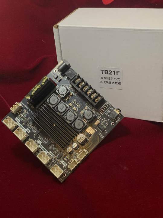 ZK TB21Fย้ายสาย บลูทูธ5.0 เครื่องขยายเสียง 2.1 กำลังขับ50+50+100วัตต์ ...