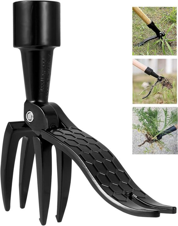 Stand Up Weed Puller Tool Weeding Head Replacement Metal Handheld Weed ...