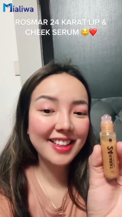 Rosmar 24 Karat Lip And Cheek Serum, Collatint Powdery Matte Liptint ...