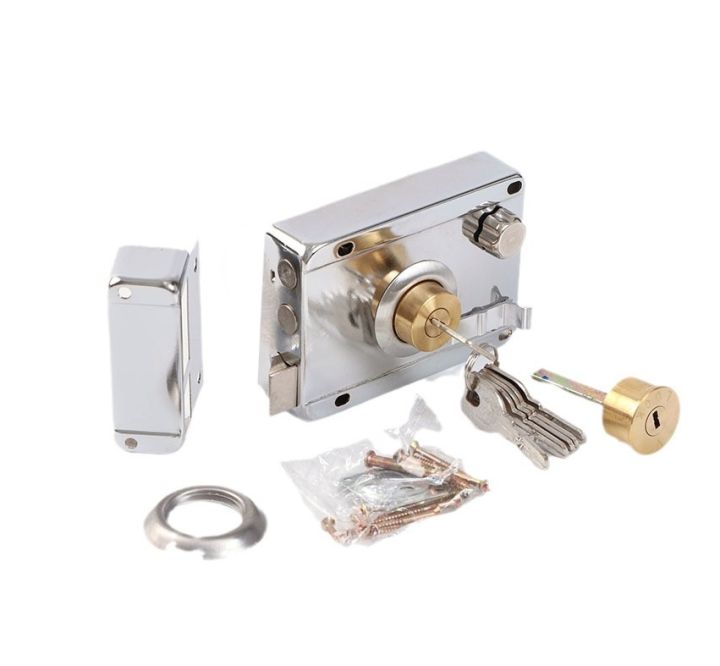 STAINLESS Exterior Door Lock Security Gate Lock Main Door Lock Strong ...