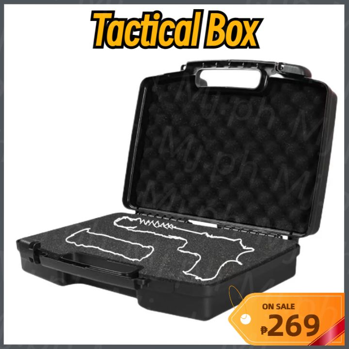 Protective Tool Case G-un Case Handg-un Foam Pis-tol G-un Storage Box ...