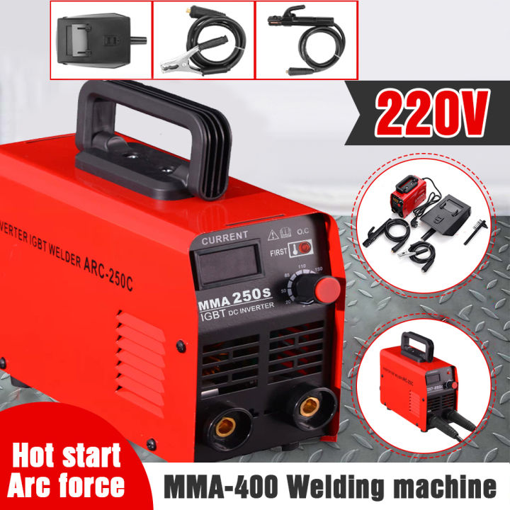 PORTABLE WELDING MACHINE MMA-250 IGBT INVERTER DC ARC WELDER NEW ...