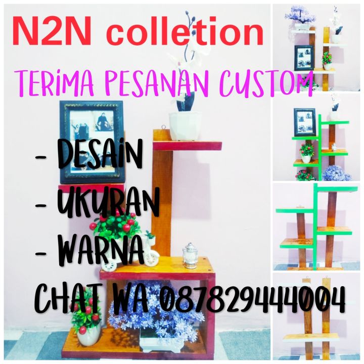 rak dinding minimalis modern, custom, ukuran, warna, desain, silahkan ...