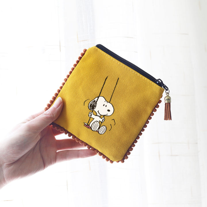 Snoopy Coin Purse Korean Style Cute Girl Student Storage Cloth Bag Girl ...