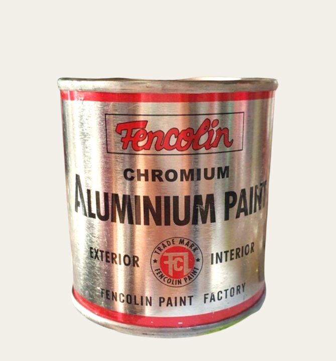 CAT BESI FENCOLIN ALUMINIUM PAINT - CHORMIUM - PERAK ISI 0.1 LITER cat ...