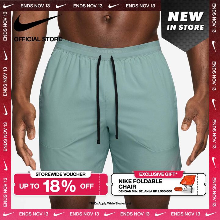 Nike Dri-FIT Men's Stride 7" Brief-Lined Running Shorts - Cannon ...