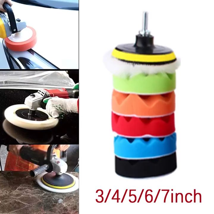 Mi Home 4 Inch/5 Inch Buffing Sponge Car Polishing Pad 8 Pieces | Lazada PH