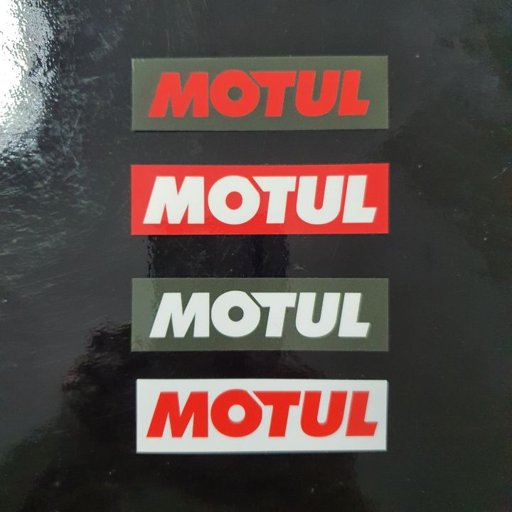 MOTUL waterproof vinyl sticker. in different sizes and colors | Lazada PH