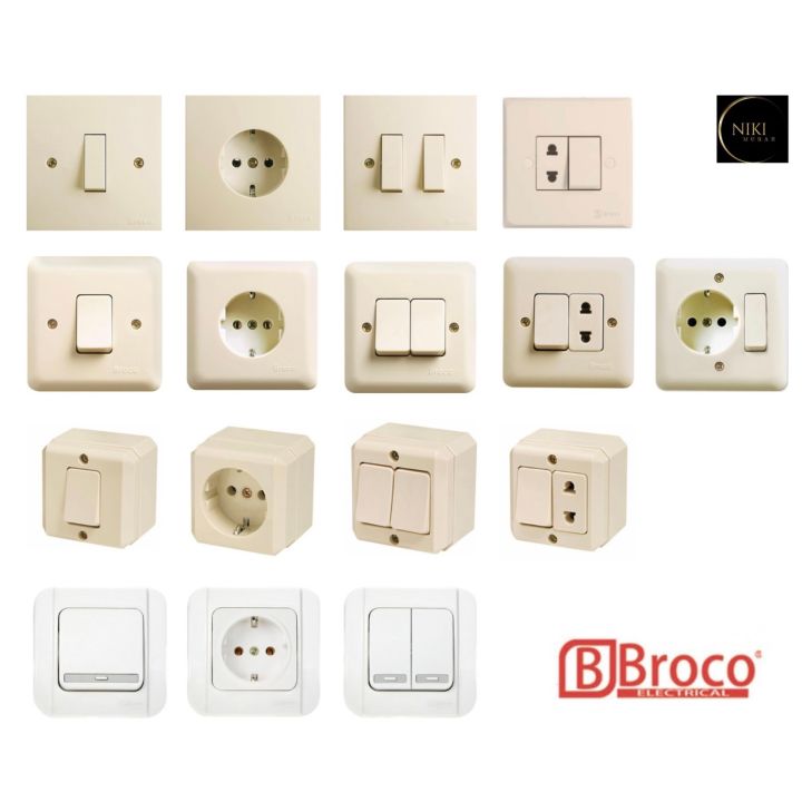 BROCO SAKLAR ENGKEL, SERI, dan STOP KONTAK TANAM NEW GEE GALLEO ALLEGRA ...