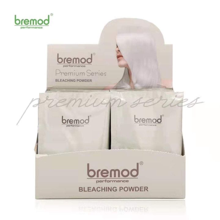Bremod Premium hair bleach (1box 24pcs) sachet 30g | Lazada PH