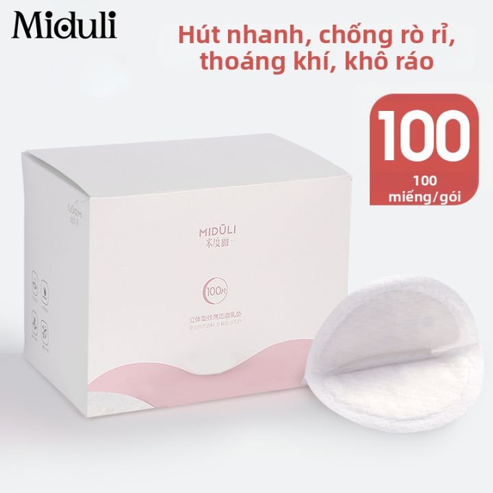 MIDULI | Miếng Lót Sữa Dùng Một Lần Mỏng Cho Mẹ Bầu 100 Miếng | Lazada.vn