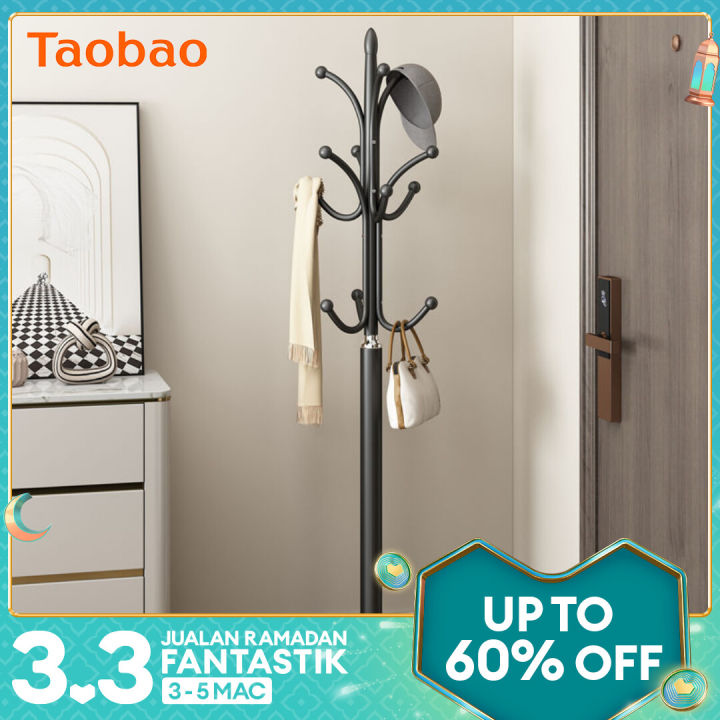 Minimalist Coat Rack Floor Standing Bedroom Hanger Internet Celebrity ...