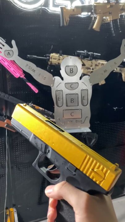 Glock Gel Blasters Gun Manual For Adults/Kids Steel Pellet Gun Pistol ...