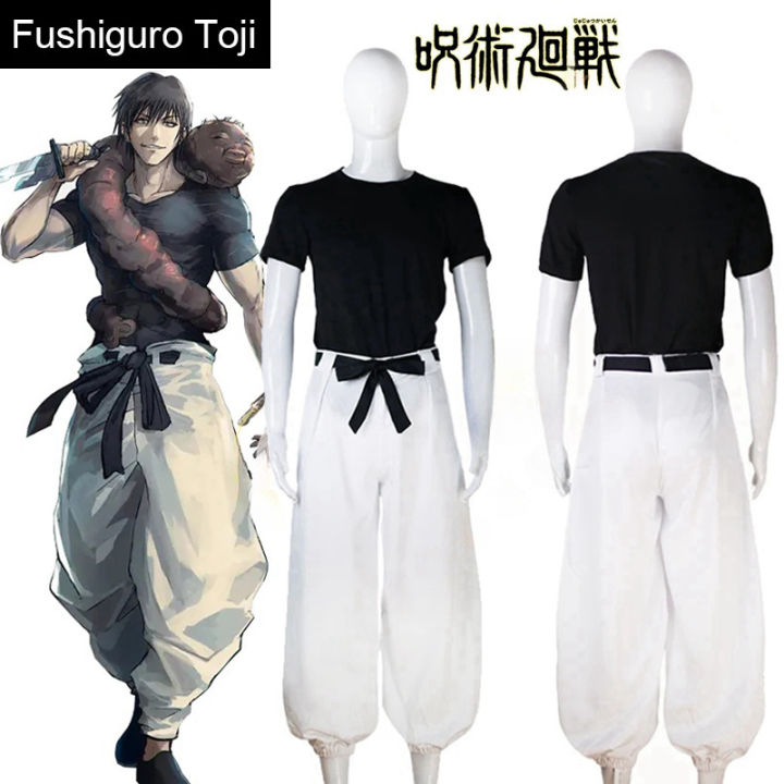 Anime Jujut-su Kaisen Season 2 Toji Fushiguro Cosplay Costume Wig ...