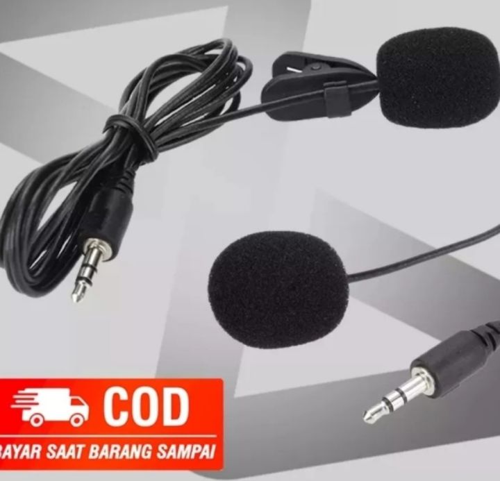 microphone mic clip on for live YouTuber Vlogger dan Tiktok | Lazada ...