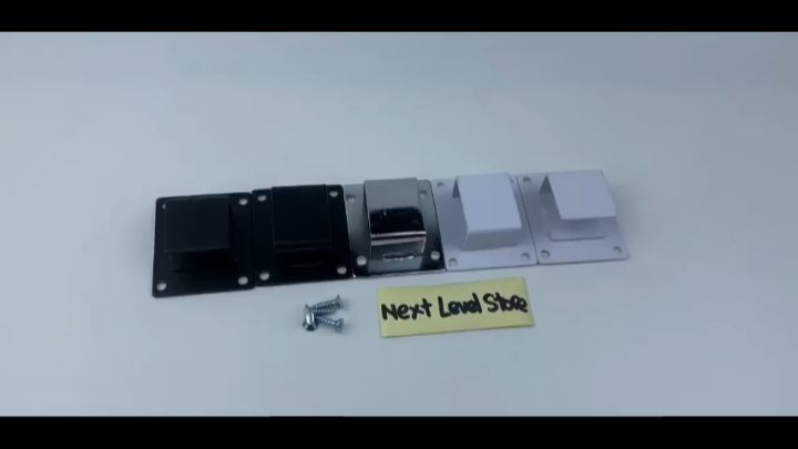 Square Tube On Wall Shelf Support Hooks Fittings Openings Square Tube ...