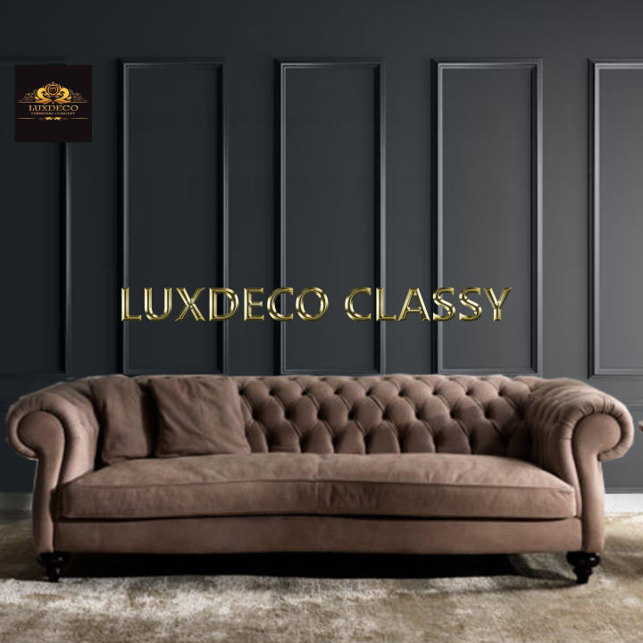 Chesterfield modern sofa | Lazada