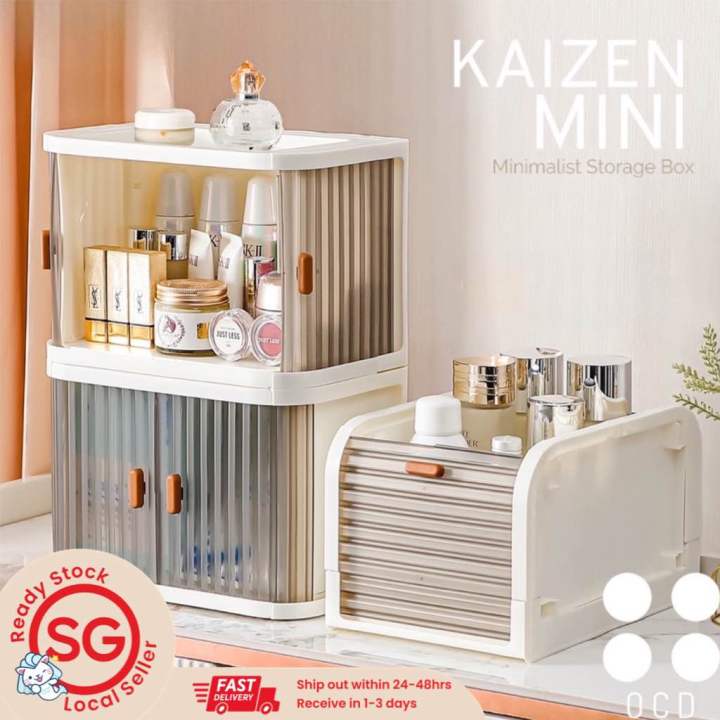 KAIZEN [MINI] Foldable Storage Box / Desktop Storage Box / Cabinet ...