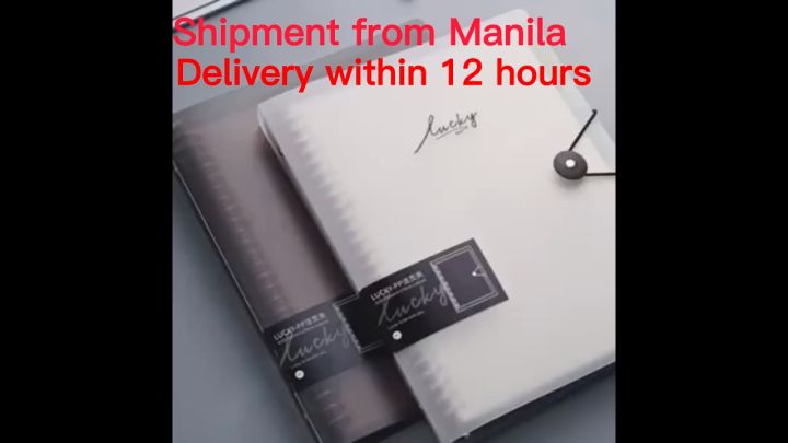 A5/B5 Refillable notebook shell binder school supplies send stickers ...