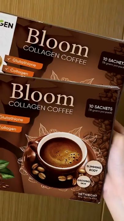 Original Nugen Bloom Collagen Coffee Pure Coffee Powder Organic Coffee ...