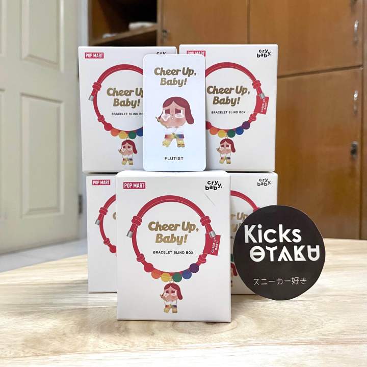 [ของแท้พร้อมส่ง 🇹🇭] กำไล CRYBABY CHEER UP, BABY! Bracelet POPMART คราย ...