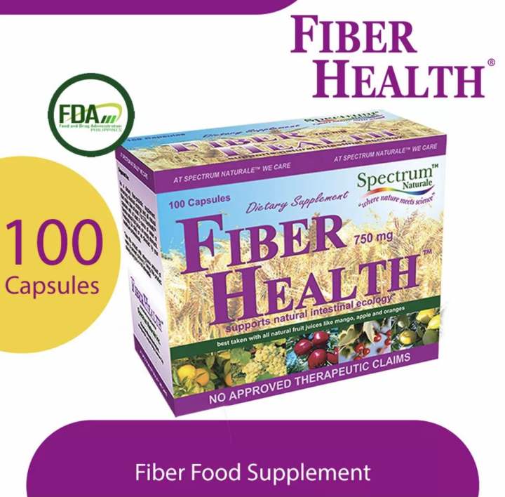 100 Capsules Fiber Health with free 10 capsules | Lazada PH