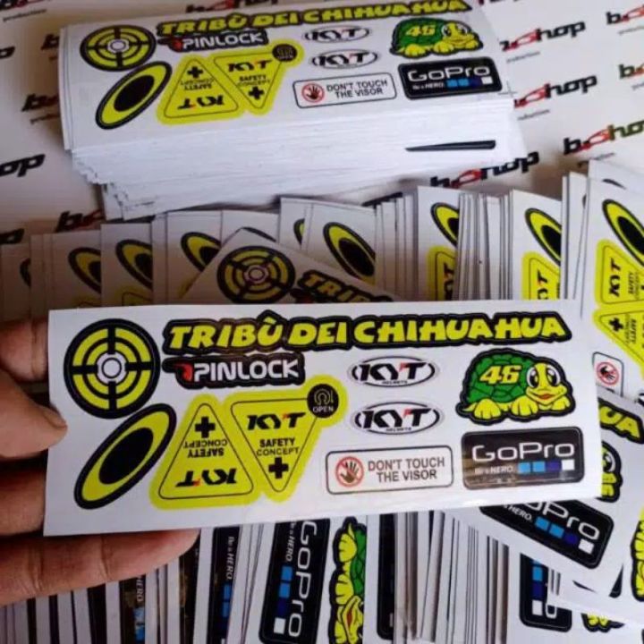 STIKER VISOR LOGO HELM | Lazada Indonesia