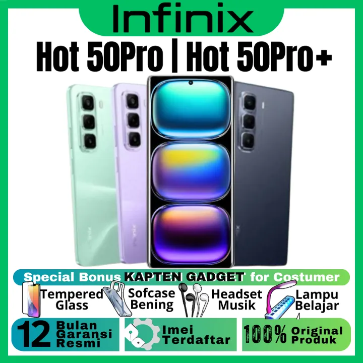 INFINIX HOT50 PRO| HOT 50 PRO+ 8/256GB Ram Upto 16GB Helio G100 ...