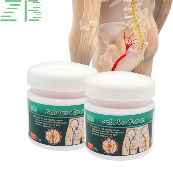 Sciatic Nerve Pain Cream Piriformis Syndrome Muscle Relief Back Lumbar ...