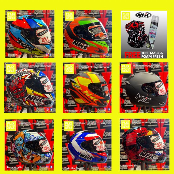 NHK Full face Helmet | Lazada PH